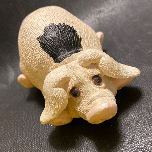 Vintage | Accents | Vintage Ceramic Farmhouse Painted Pig | Poshmark